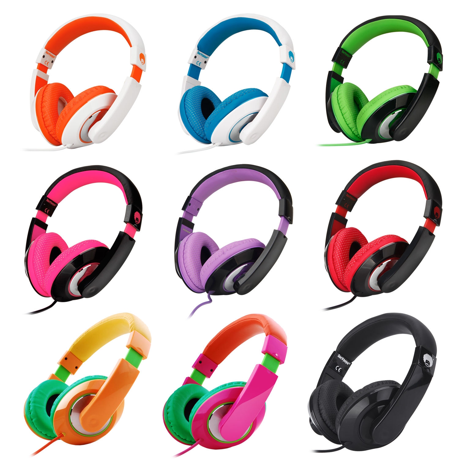 Assorted Colours, Kids DJ Headphones Earphones - SAVEMARI