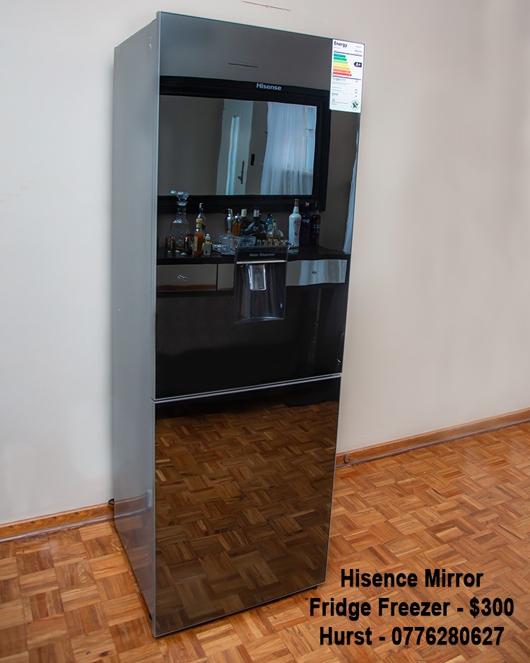 Hisence Mirror Fridge Freezer In Mint Condition For Sale SAVEMARI Hisence Mirror Fridge Freezer In Mint Condition For Sale SAVEMARI